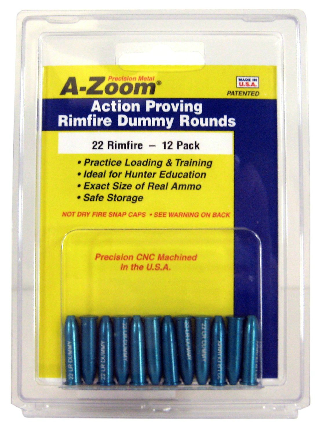 A-Zoom .22 LR Rimfire Dummy Rounds-Pack of 12-12206 666692122064 | eBay