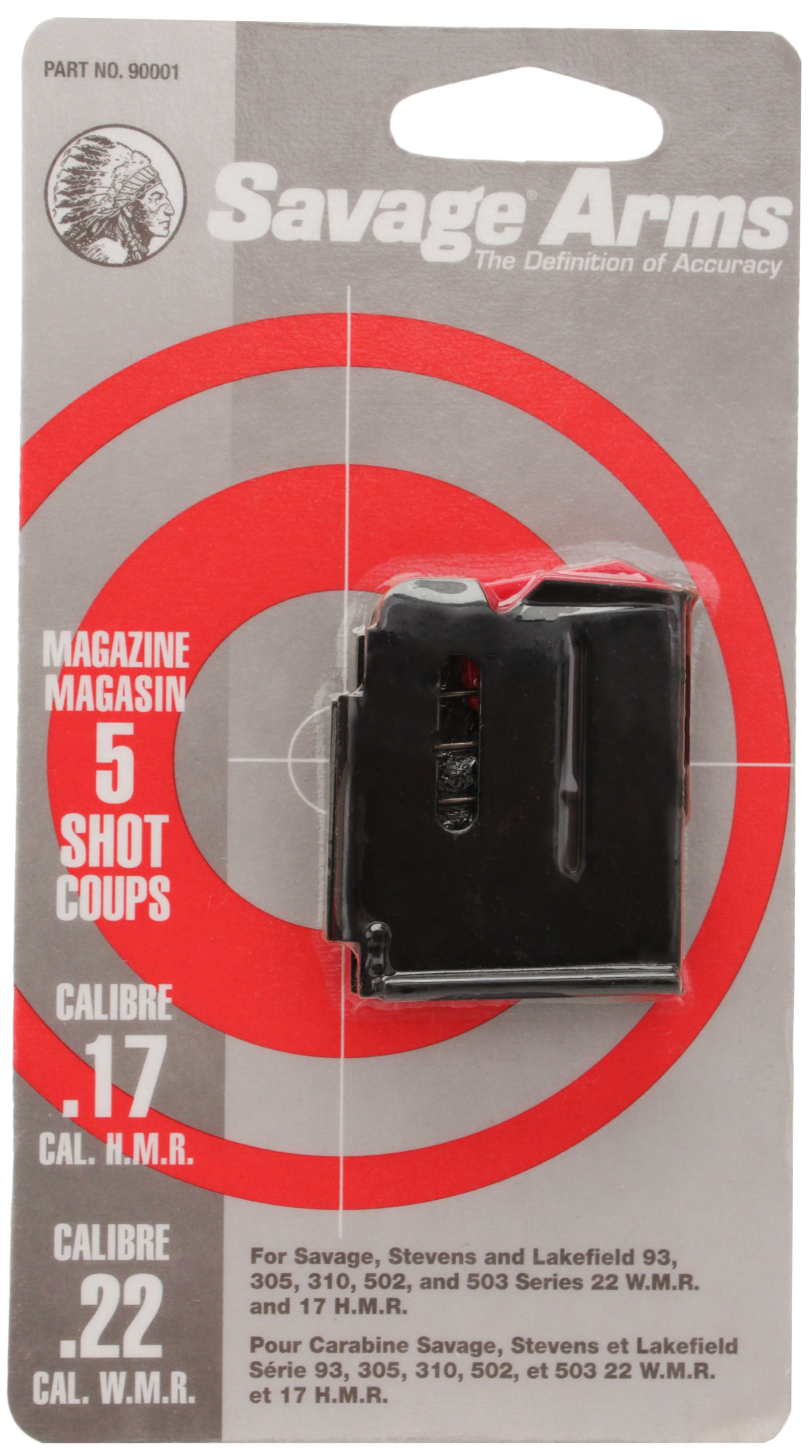 Savage Arms Magazine For 93/502/503 Series-22WMR/17HMR-5 Round Mag ...