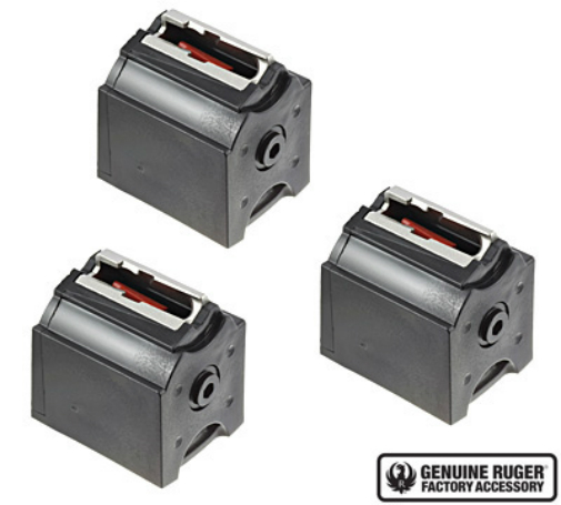 Ruger BX-1 10/22 Rotary Magazine 10 Round .22 LR Mag Value 3 Pack-90451 ...